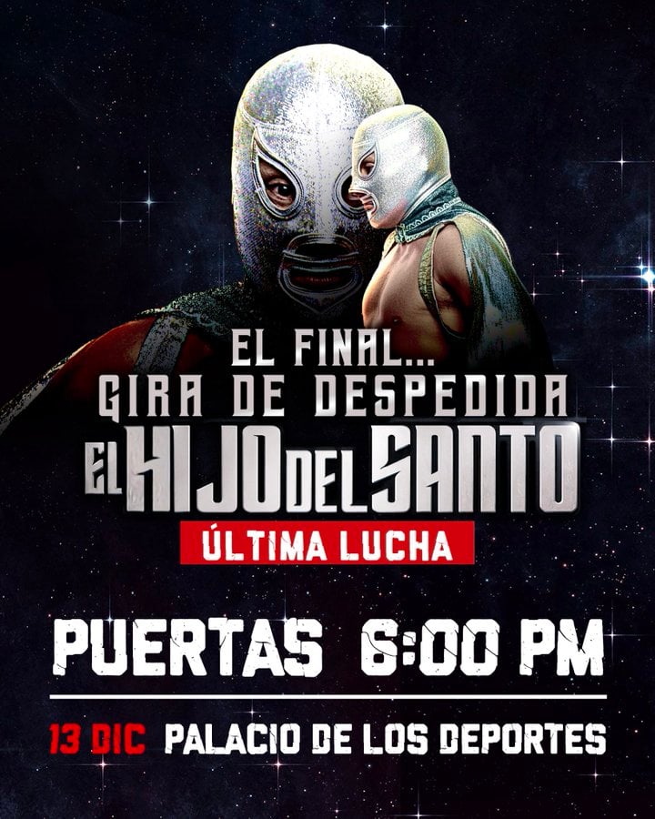 El Hijo del Santo Retirement Match: 43-Year Career Ends Saturday in ...